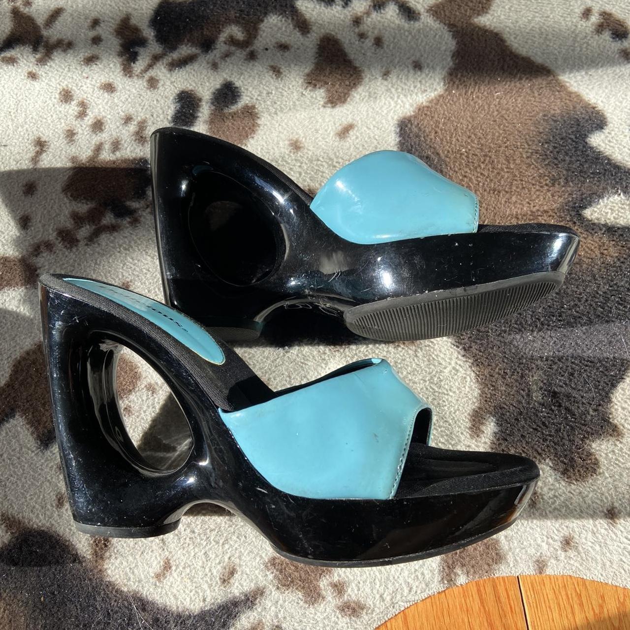 super cool platform shoes flaws are shown on pics... - Depop