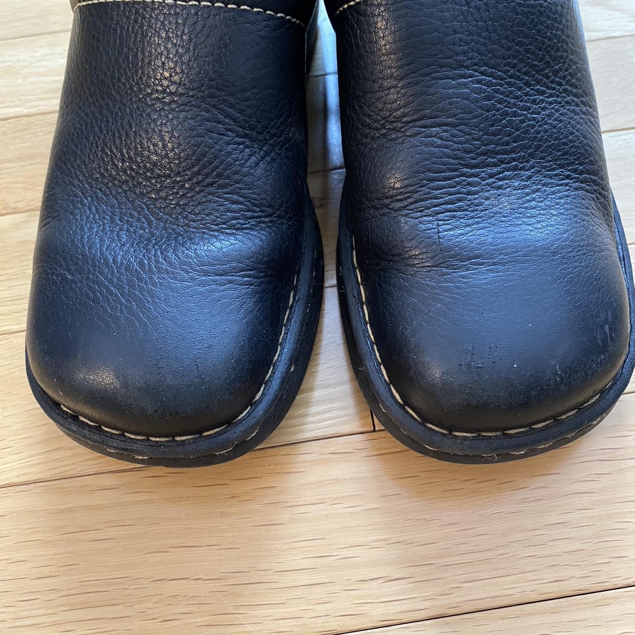 Super cute square toe clogs. Some wear on the sole... - Depop