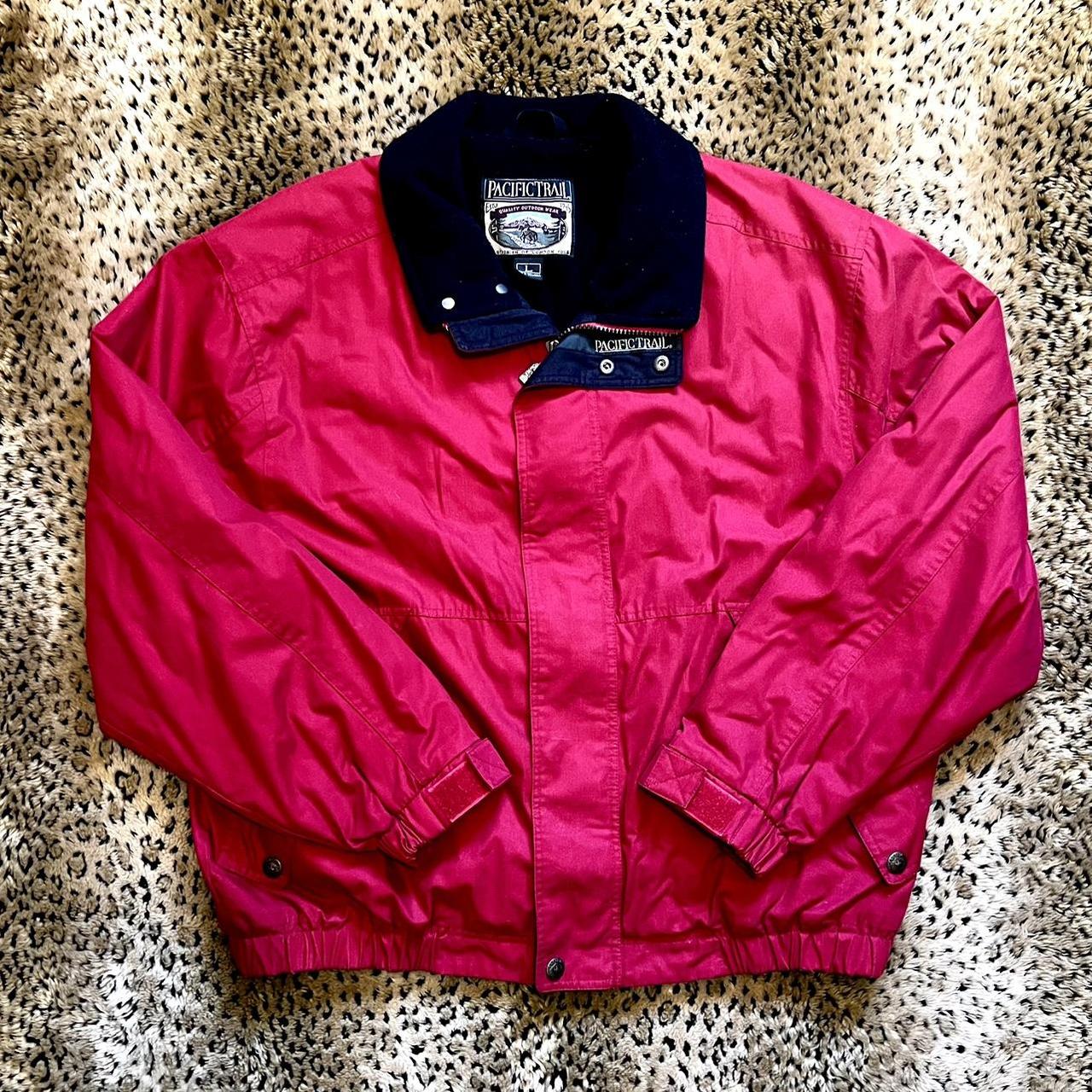 Red Pacific Trail London Fog Outdoor Jacket super... | Depop