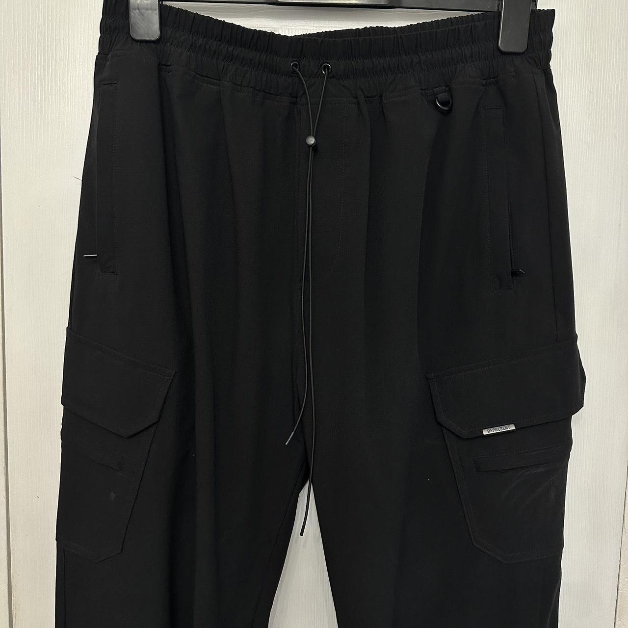 Represent cargo pants - size XL in black - Depop