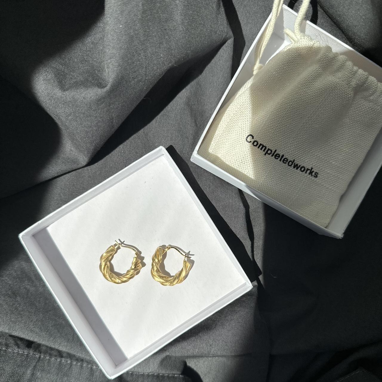 Sold out completed works gold deep state earrings... - Depop