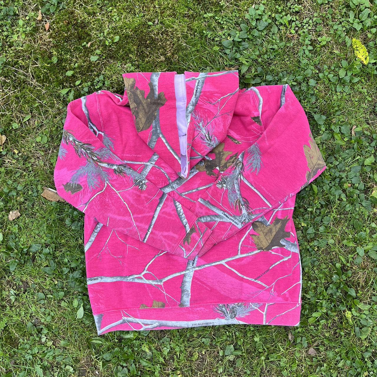 Y2K RealTree Pink Camo Hoodie -Good Condition... - Depop