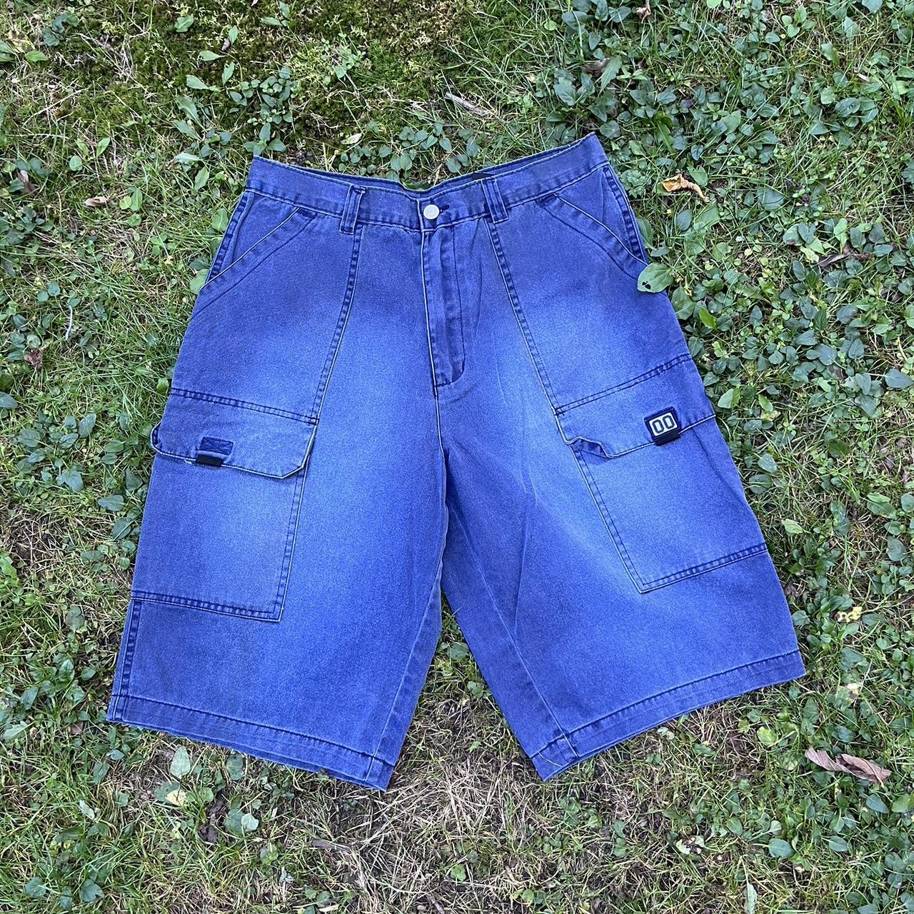 Y2k No Boundaries Faded Baggy Cargo Shorts Good Depop