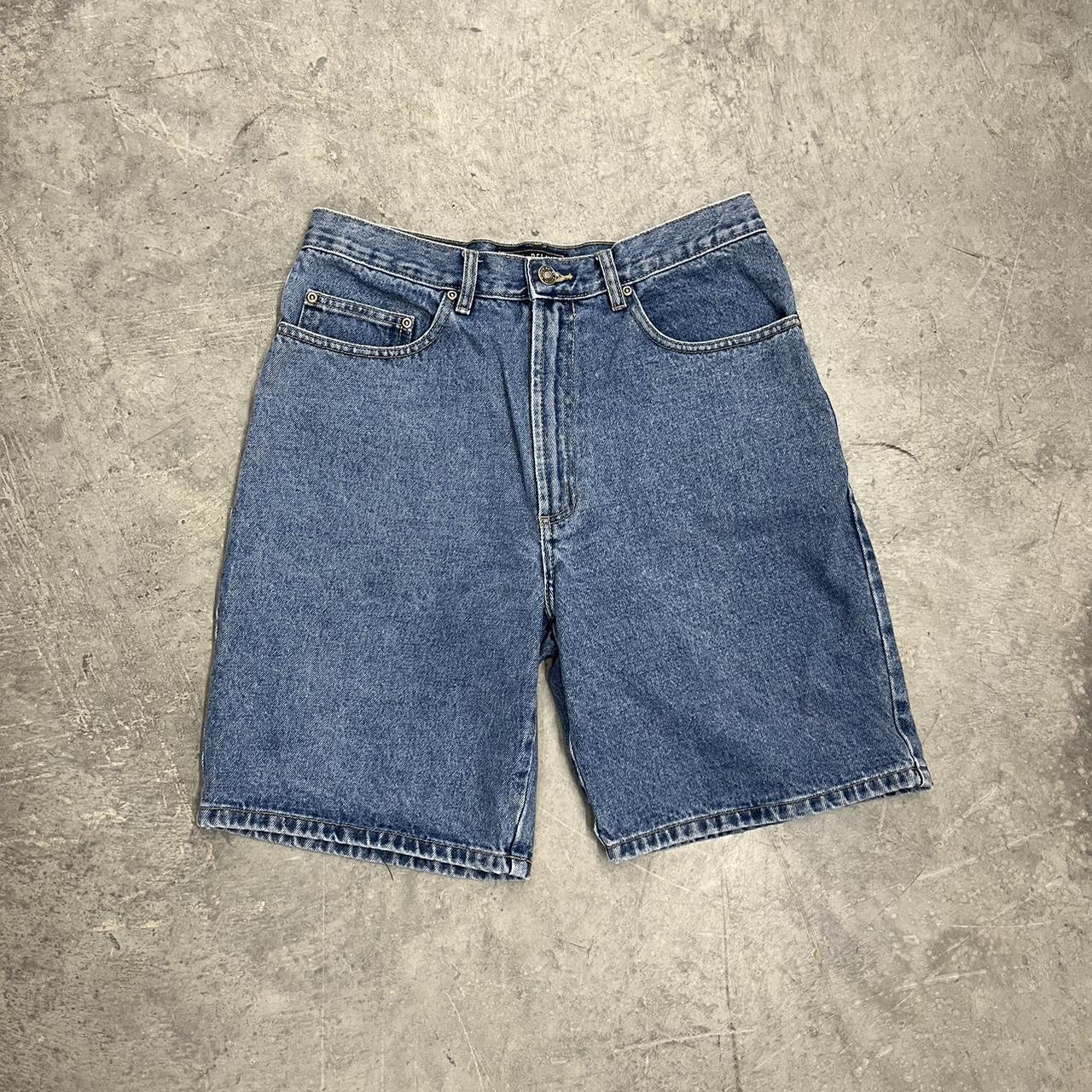 Y2K Route 66 Denim Jorts -Good Condition -Summer... - Depop