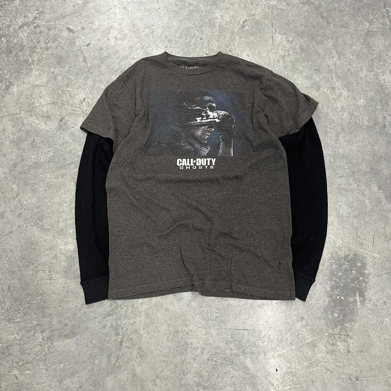 Y2K Call Of Duty Ghosts Thermal Long-Sleeve -Good... - Depop