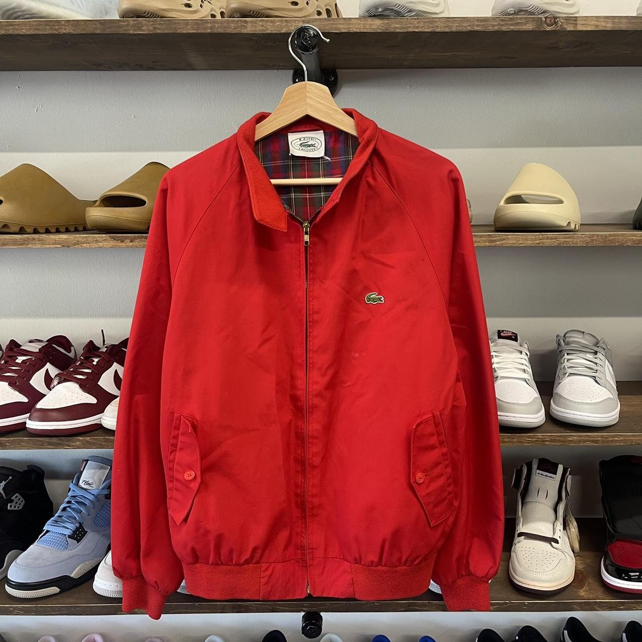 Vintage 90s Lacoste Zip Up Jacket In great... - Depop