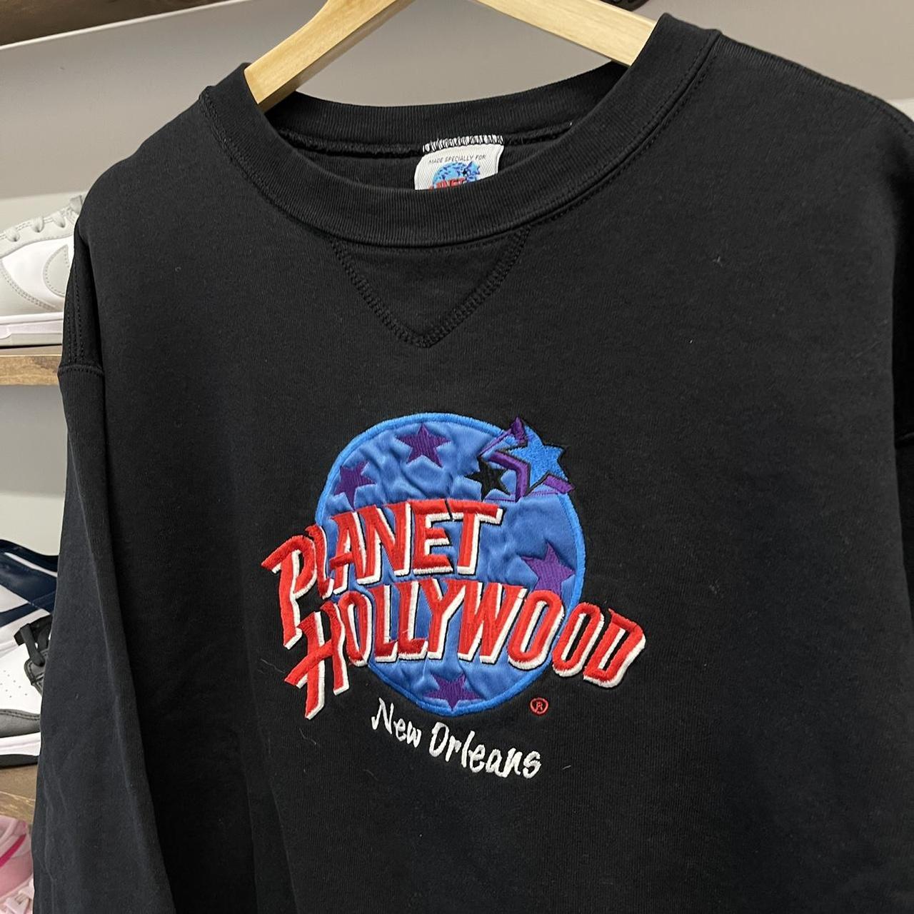 Vintage 90s Planet Hollywood New Orleans Sweatshirt... - Depop