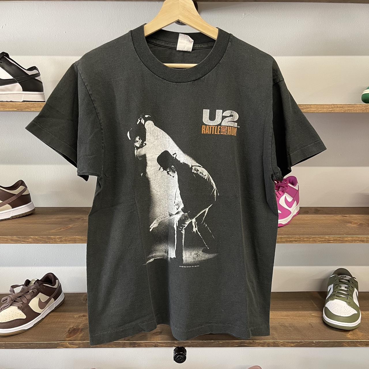 Vintage 90s U2 Rattle and Hum Band T-Shirt No... - Depop