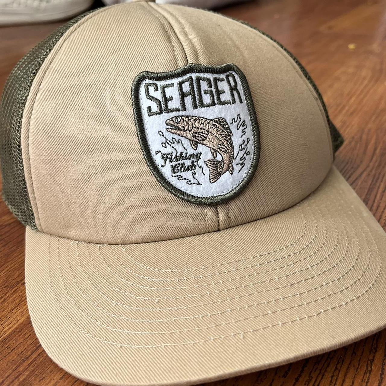 Seager Co. SnapBack hat Only worn a few times,... - Depop