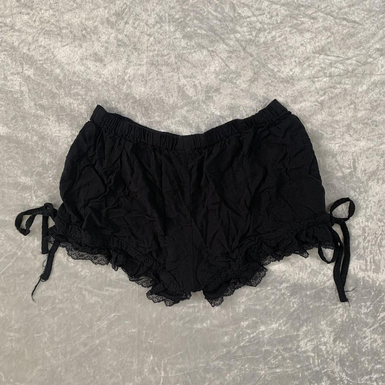 Lovesick low rise bloomer balloon shorts Lace... - Depop