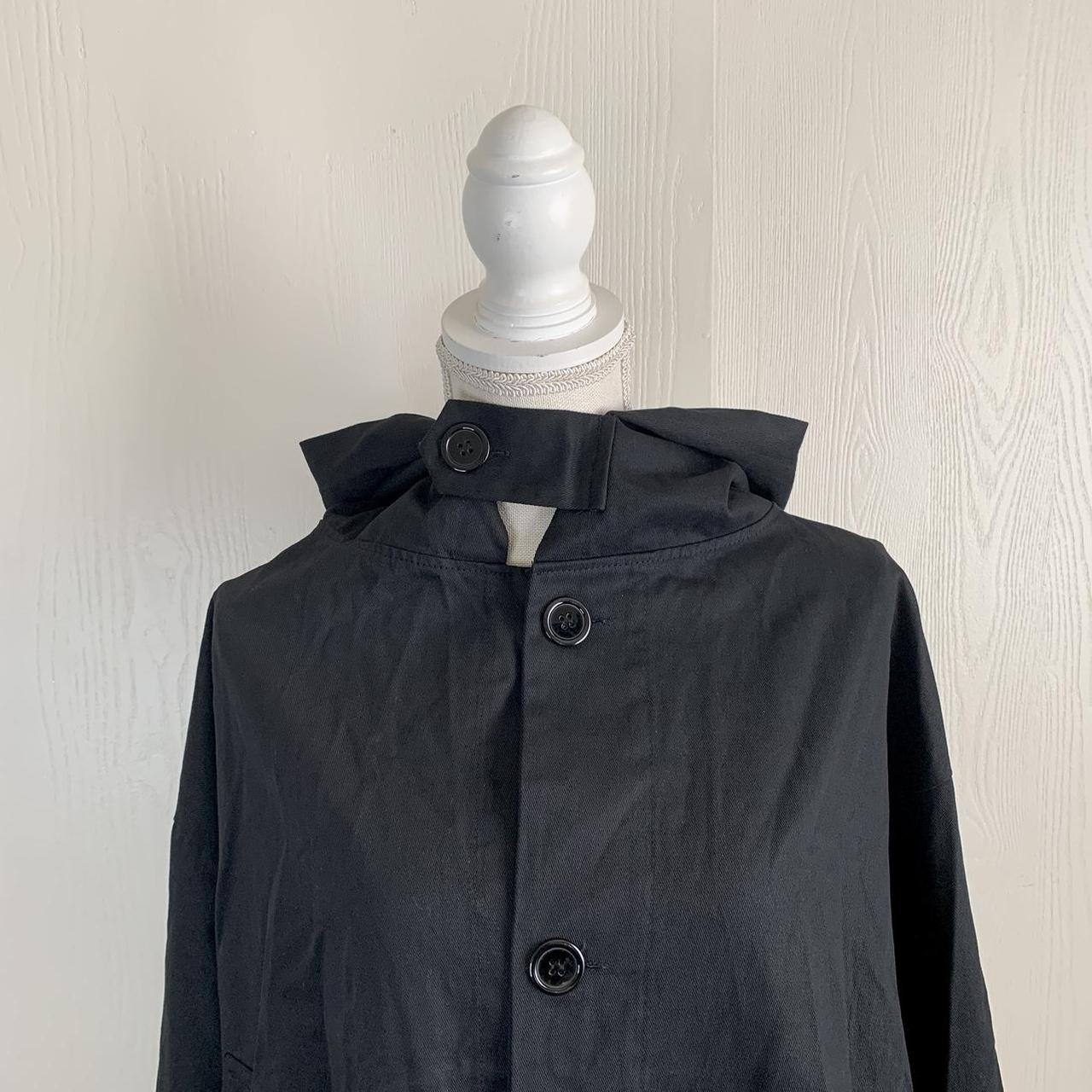 Oversized black button up jacket NWT Dramatic... - Depop