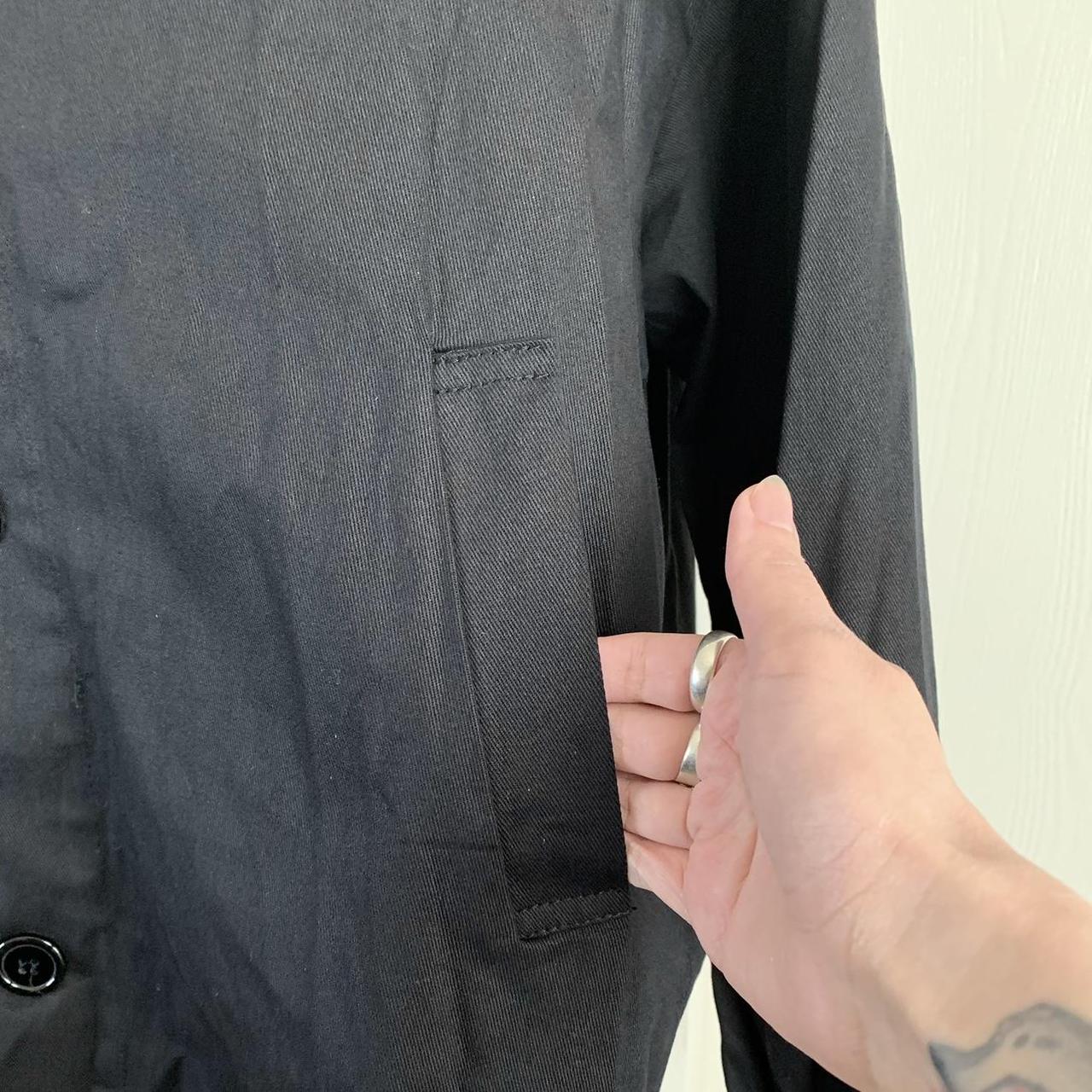 Oversized black button up jacket NWT Dramatic... - Depop