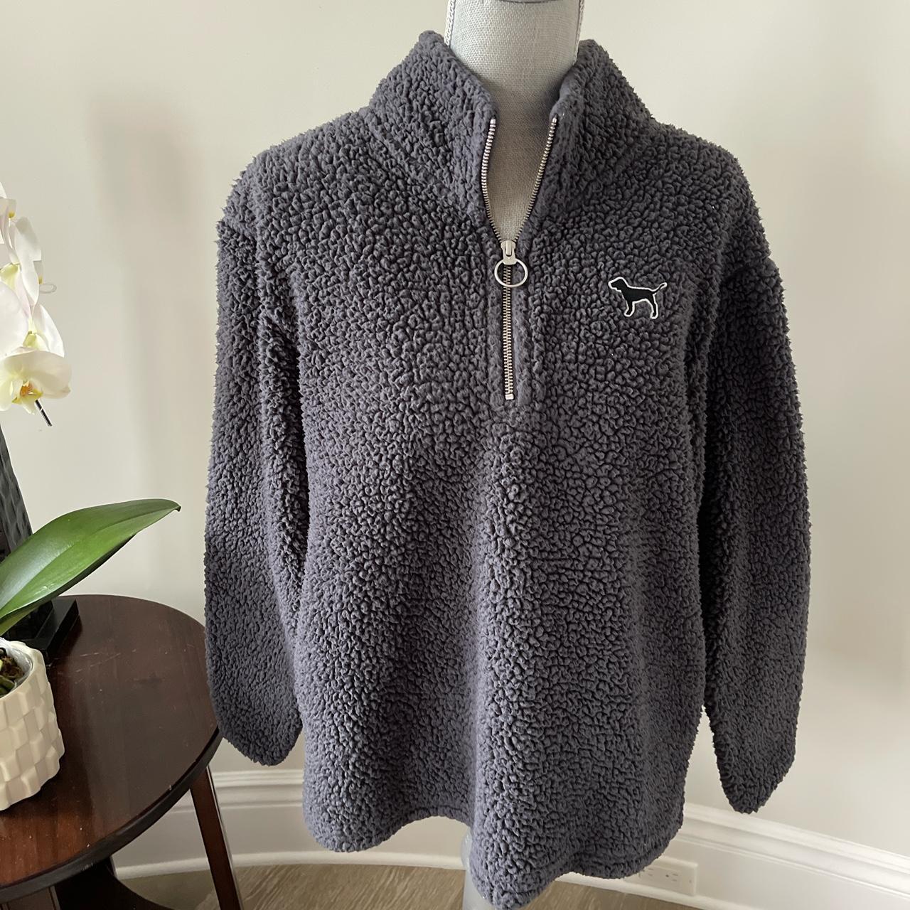 Women’s fleece pullover by Victoria Secret/PINK. In... - Depop