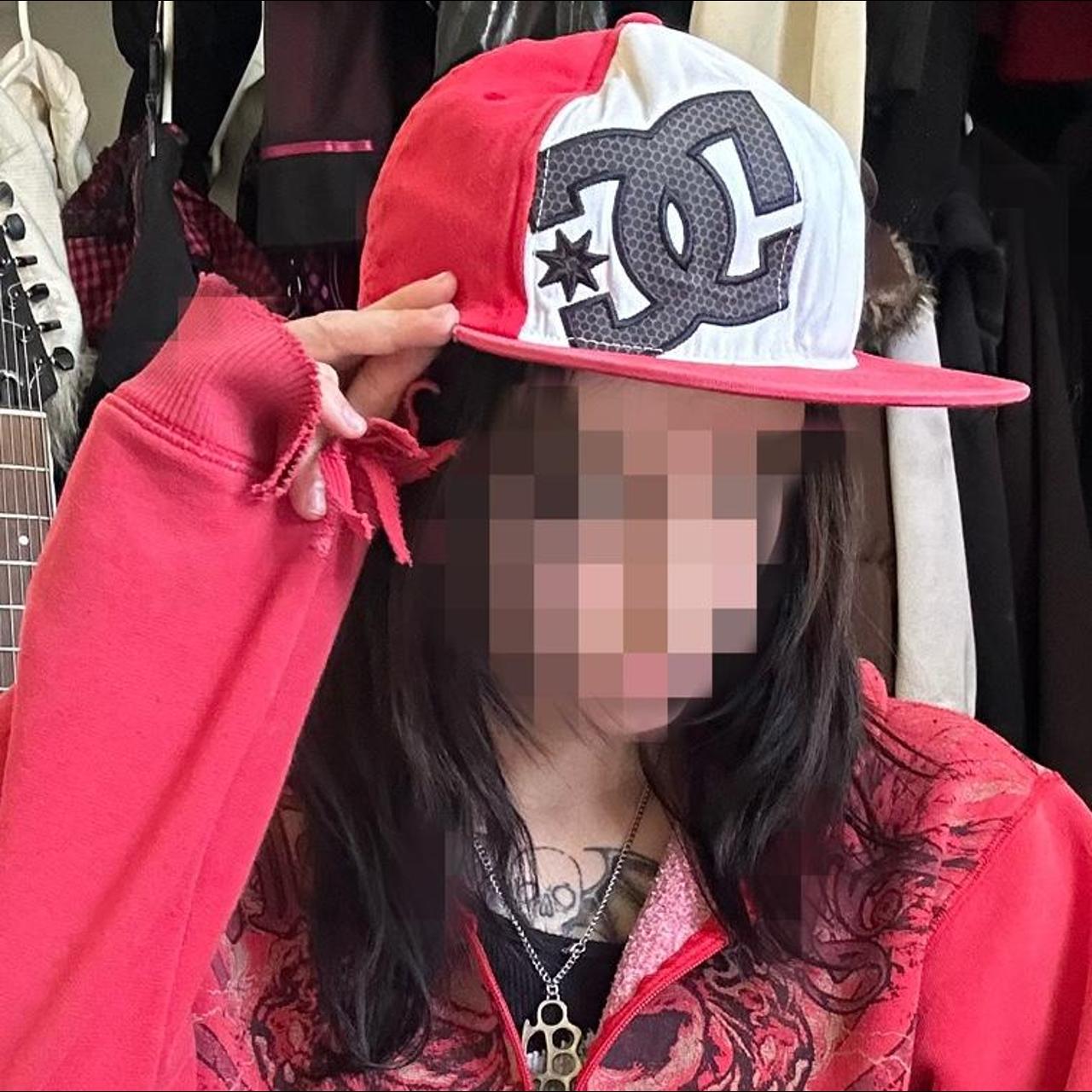 2000s grunge dc skater hat ★ small faint mark... - Depop