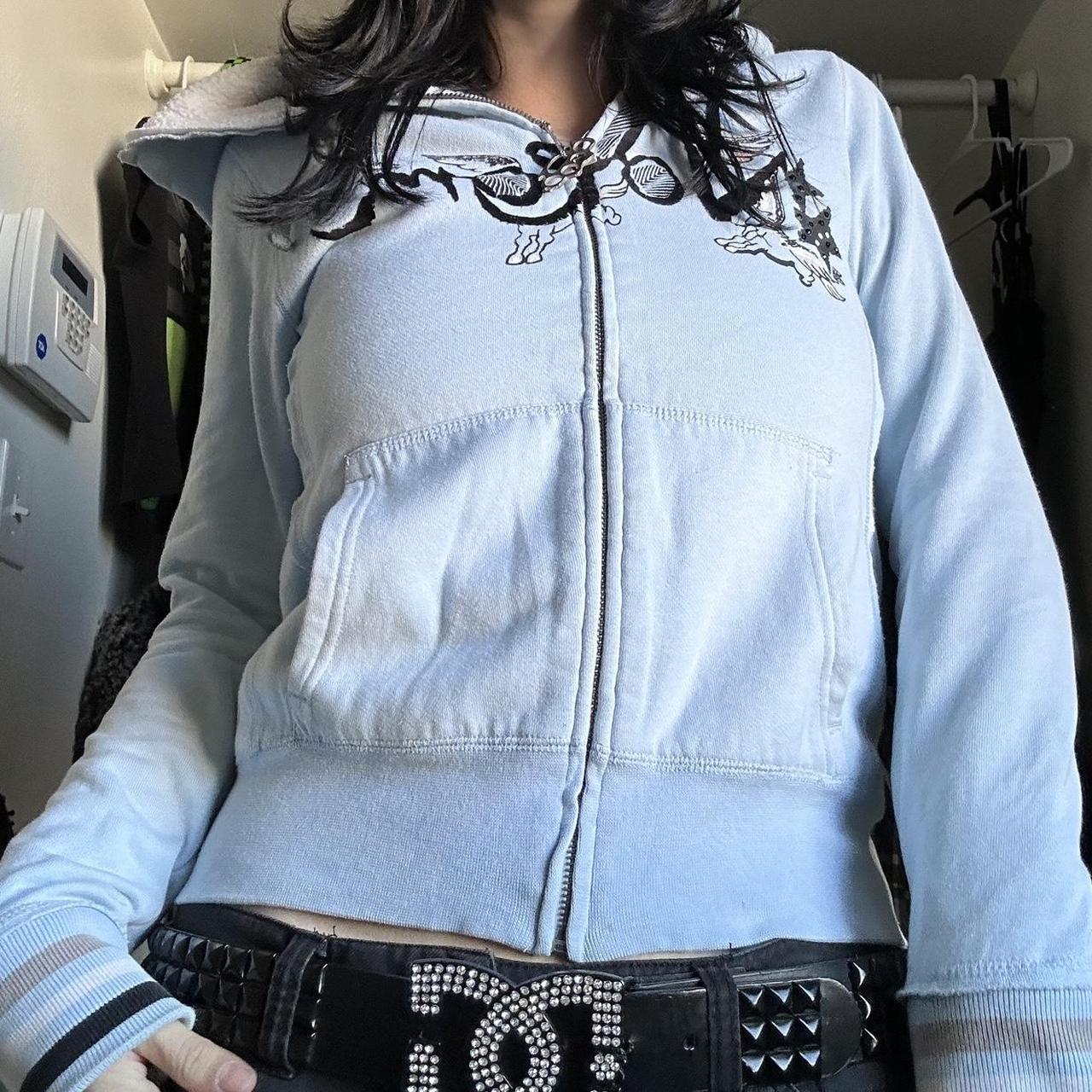 y2k grunge zip up ★ y2k volcom zip up, perfect... - Depop