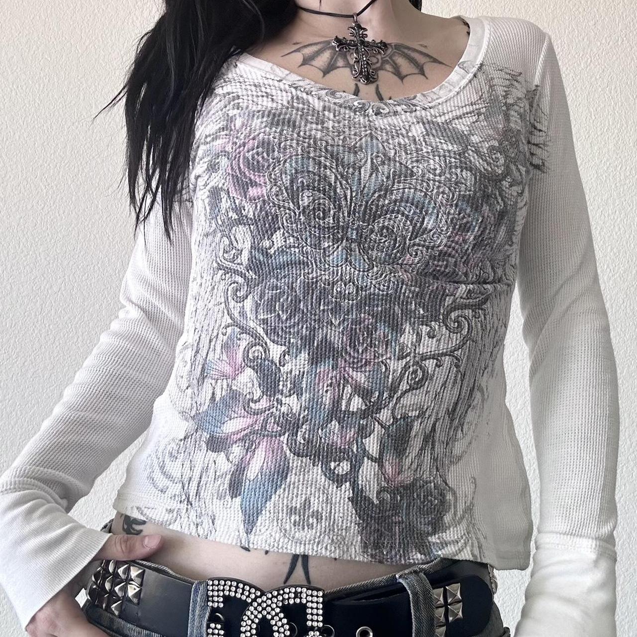 trashy y2k grunge mcbling thermal ★ 2000s cyber... - Depop