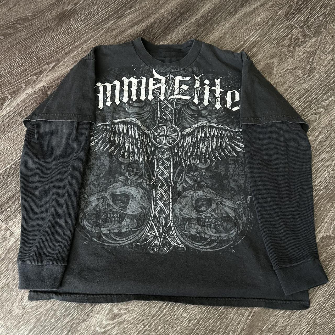 Y2K grunge mall goth thermal ★ 2000s cyber grunge... | Depop