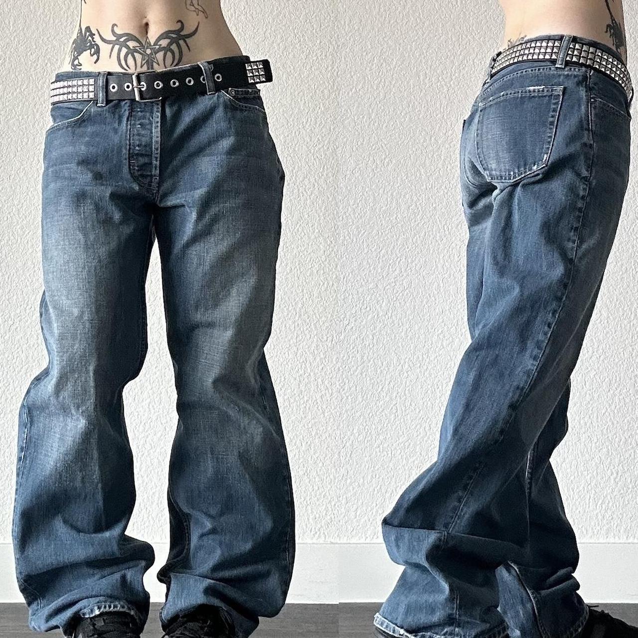 y2k grunge baggy jeans ★ 2000s baggy jeans,... | Depop