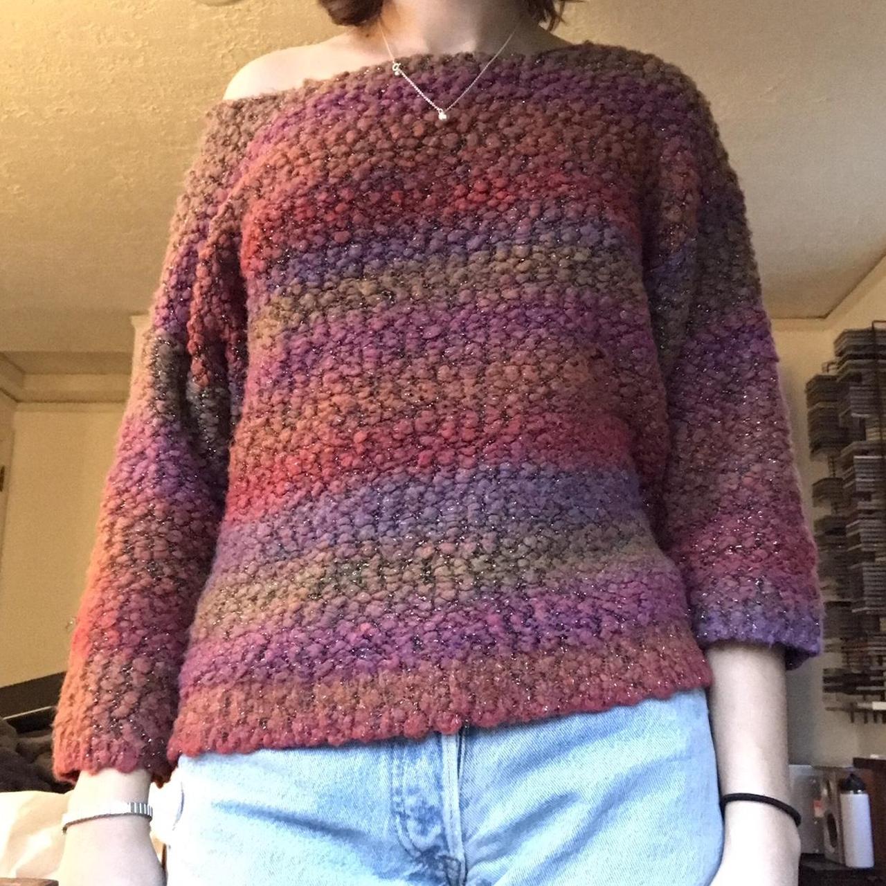 Amazing vintage Ruby Rd. multicolored sweater! So so... - Depop