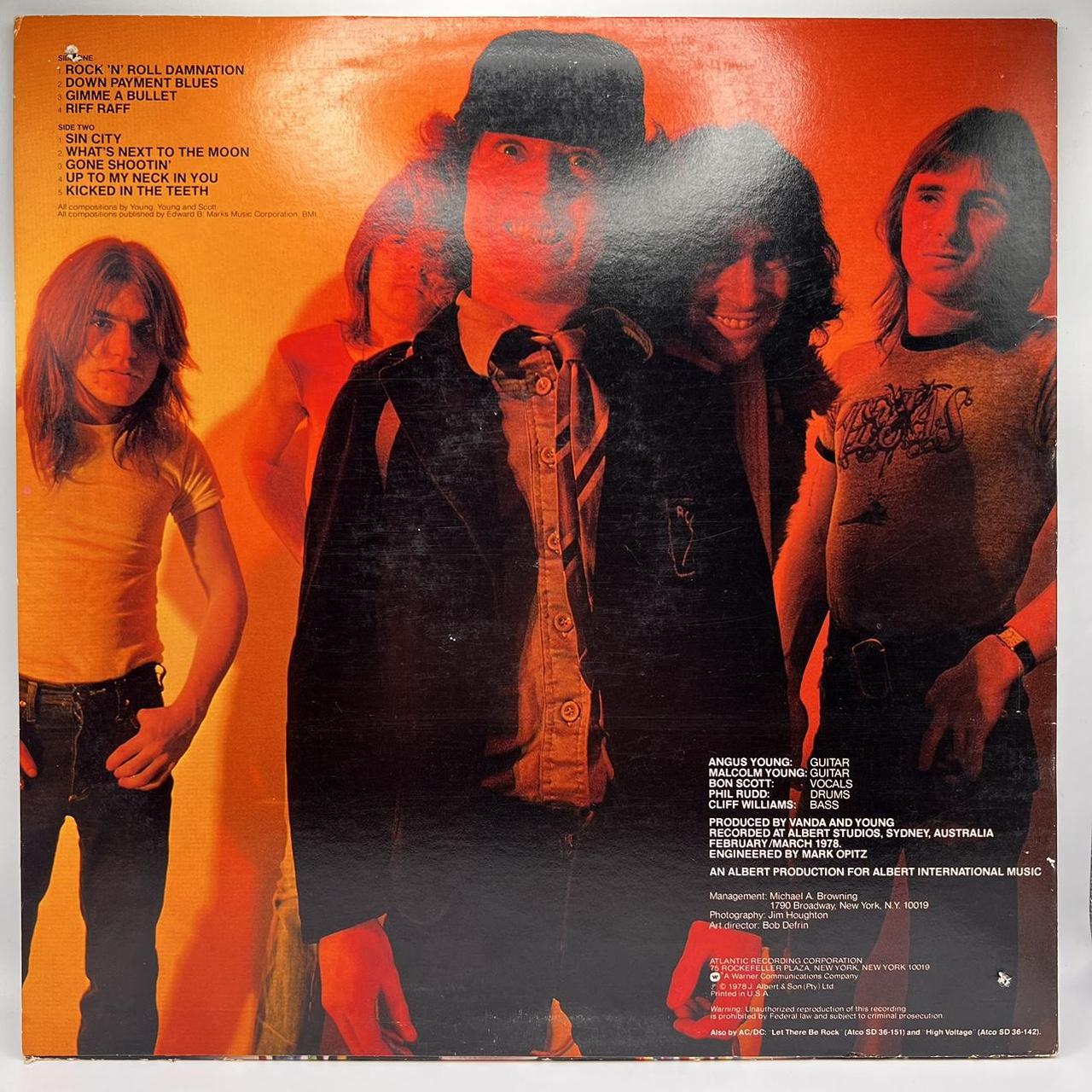 AC/DC Powerage 1978 Original Press Vinyl Record LP... - Depop