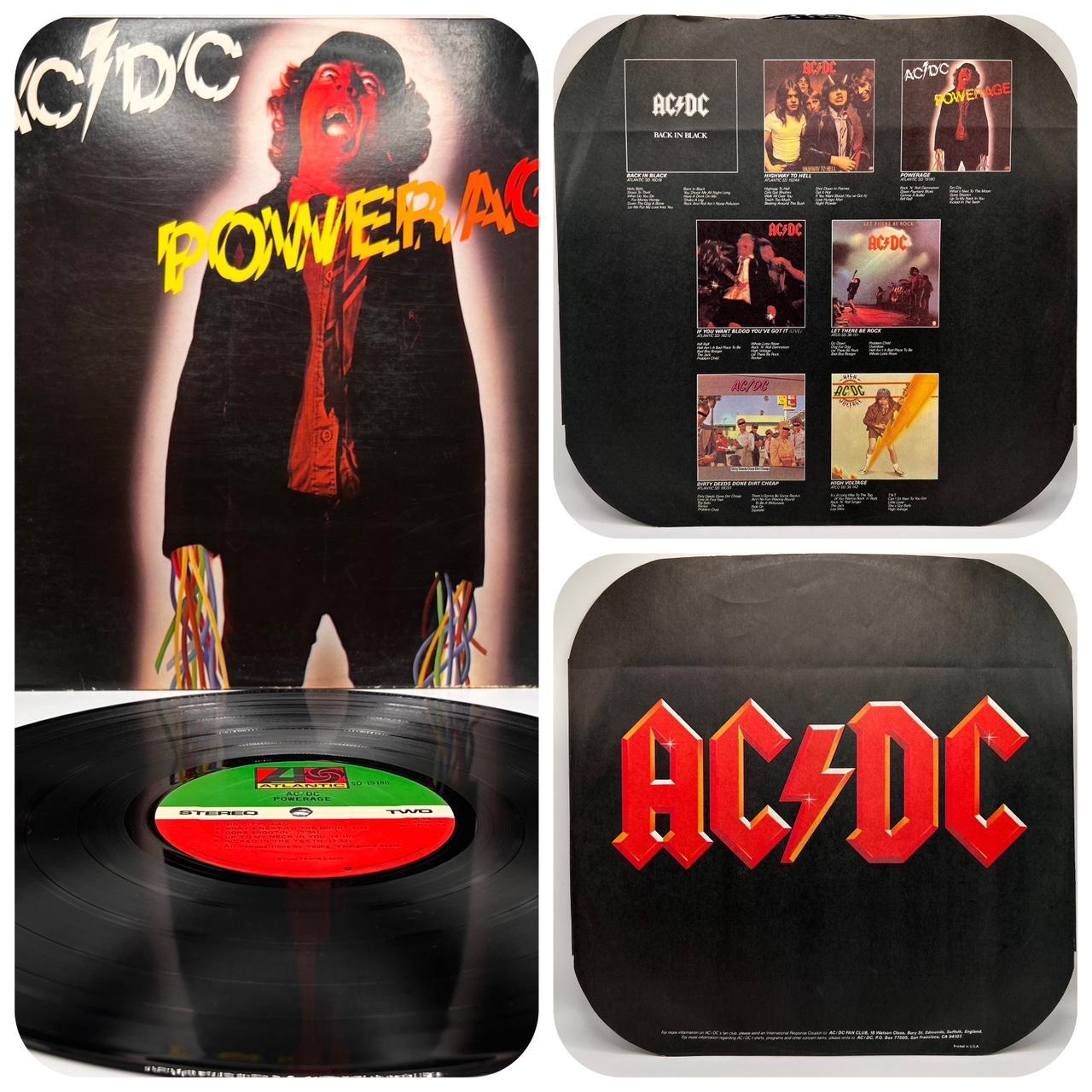 AC/DC Powerage 1978 Original Press Vinyl Record LP... - Depop