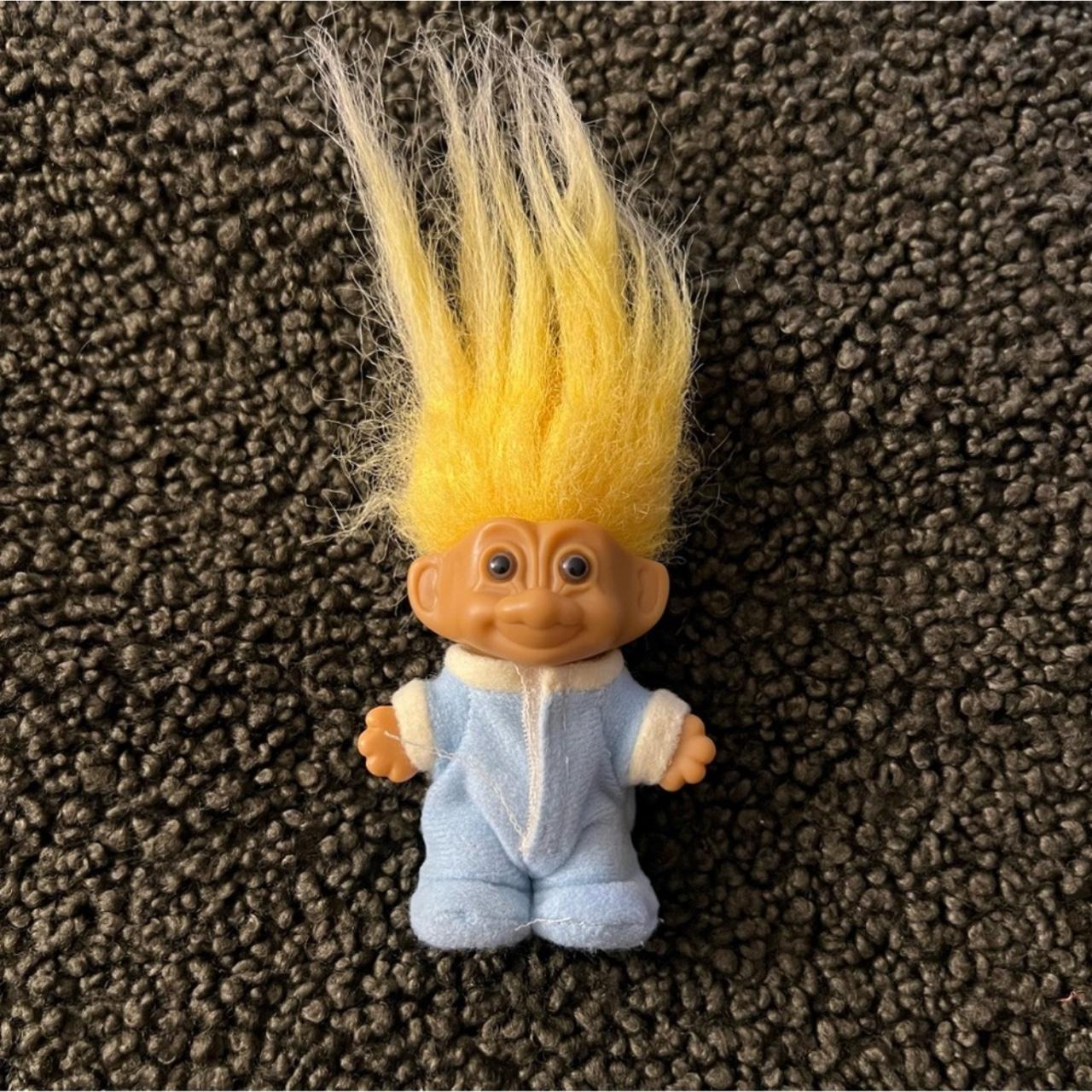 1989 Troll doll in blue and yellow hair #troll... | Depop