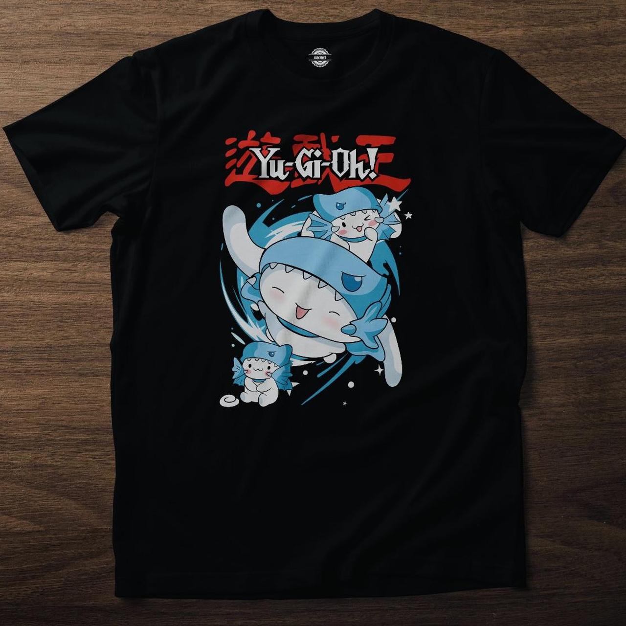 Sanrio x yu gi oh collab print soft tee! 100 percent... - Depop