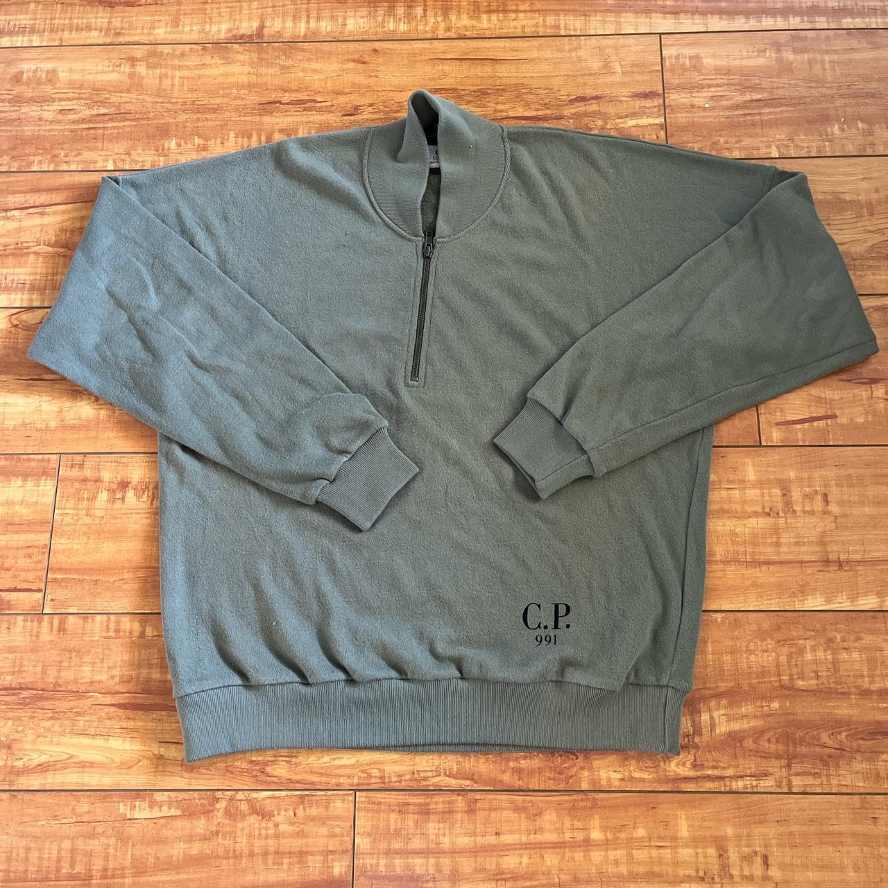 VNT 80s/90s C.P. Company quarter zip longsleeve (So... - Depop