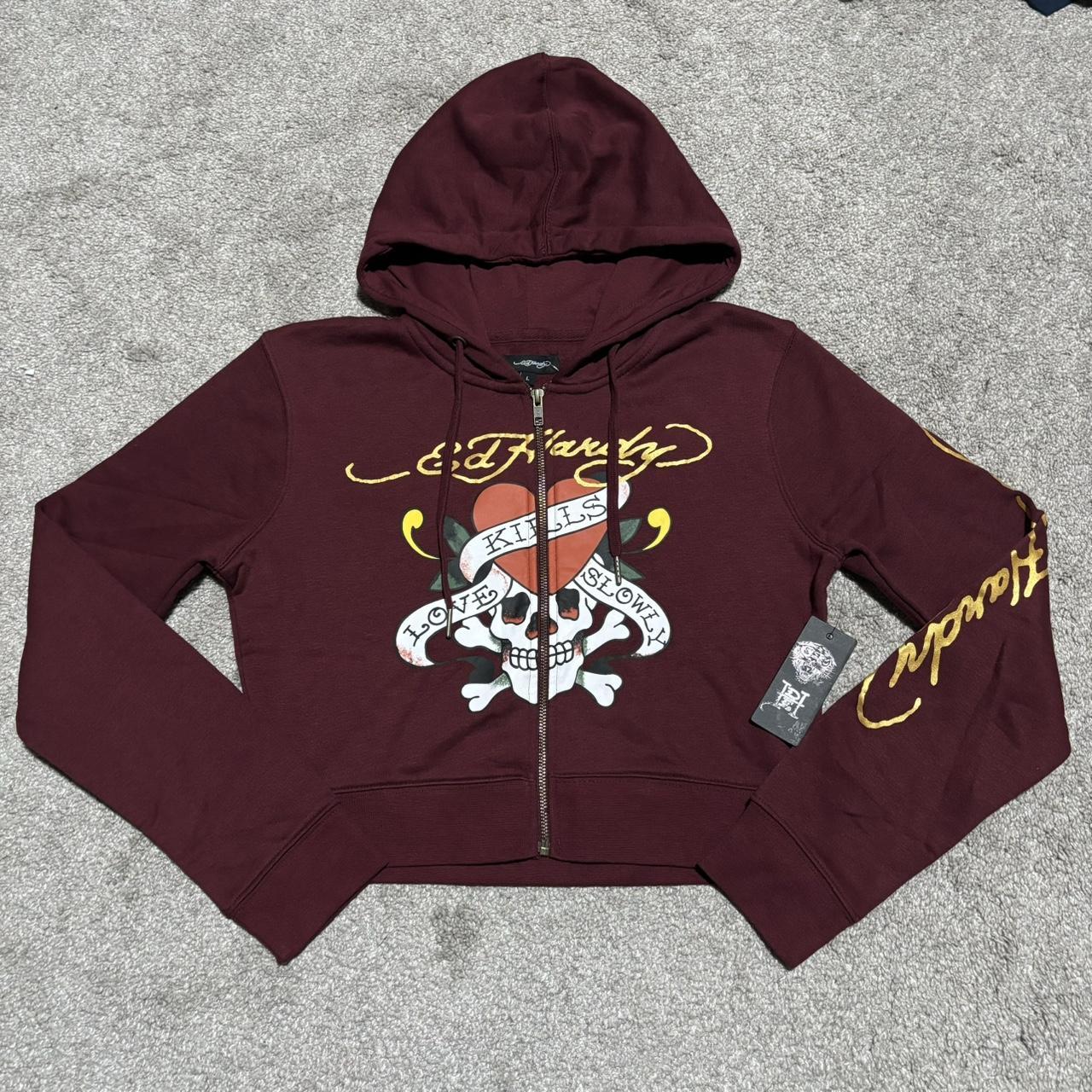 Ed Hardy tracksuit New w tags Size large top and... - Depop