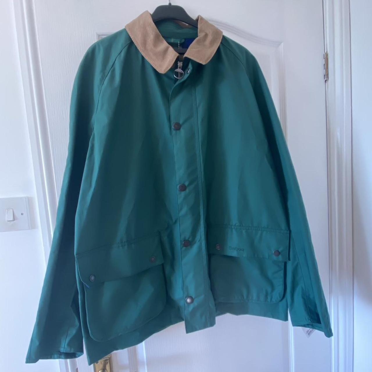 Barbour coat size L brand new with tags, has the 3... - Depop