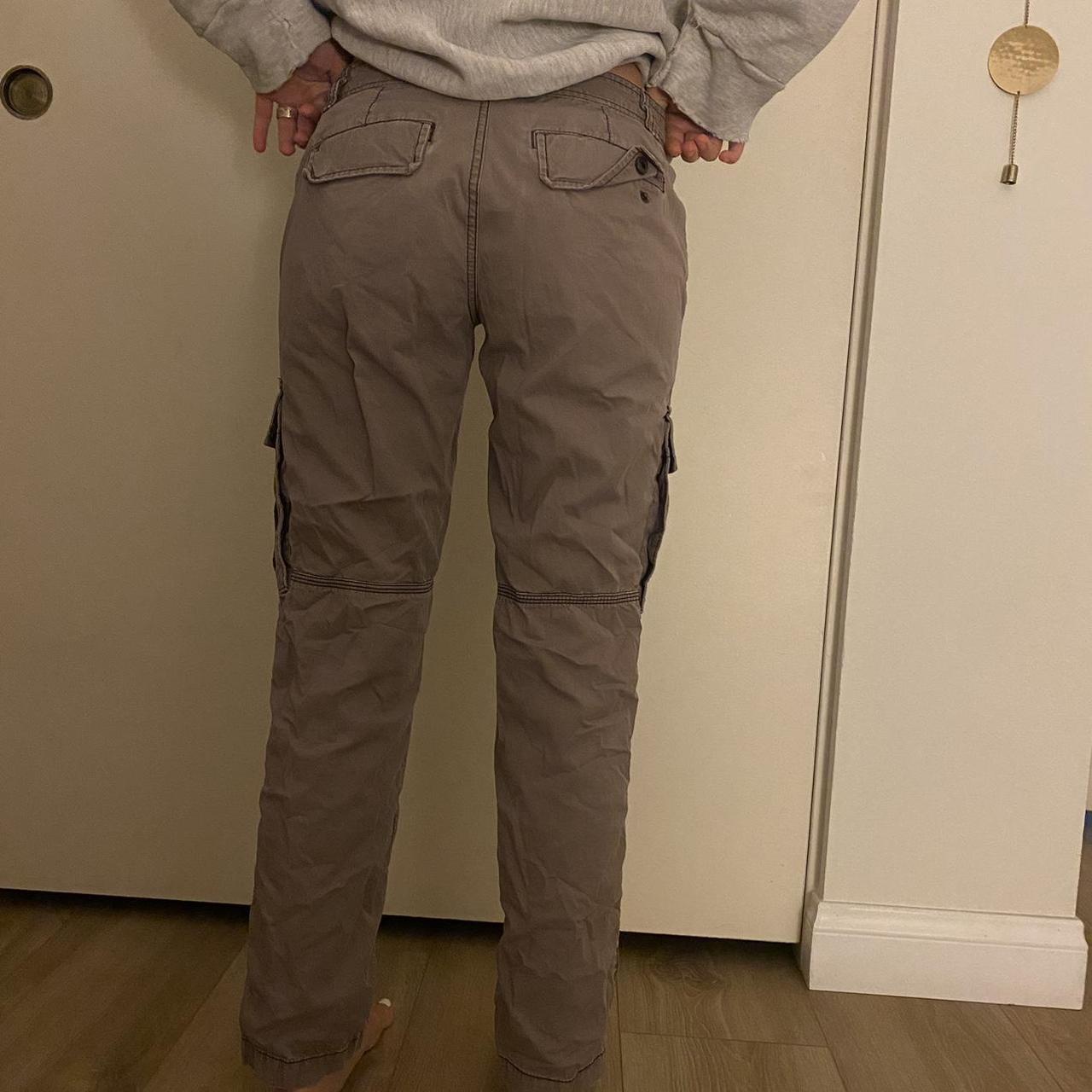 Adorable purpleish cargo pants! I thrifted these a... - Depop