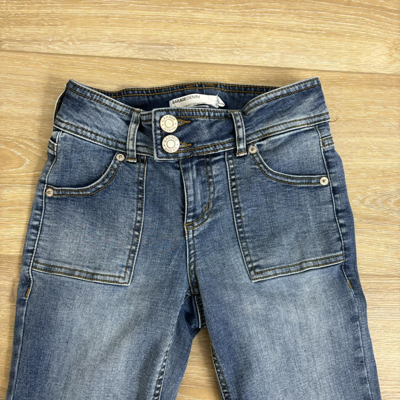 adorable flared jeans from garage! i love these... - Depop