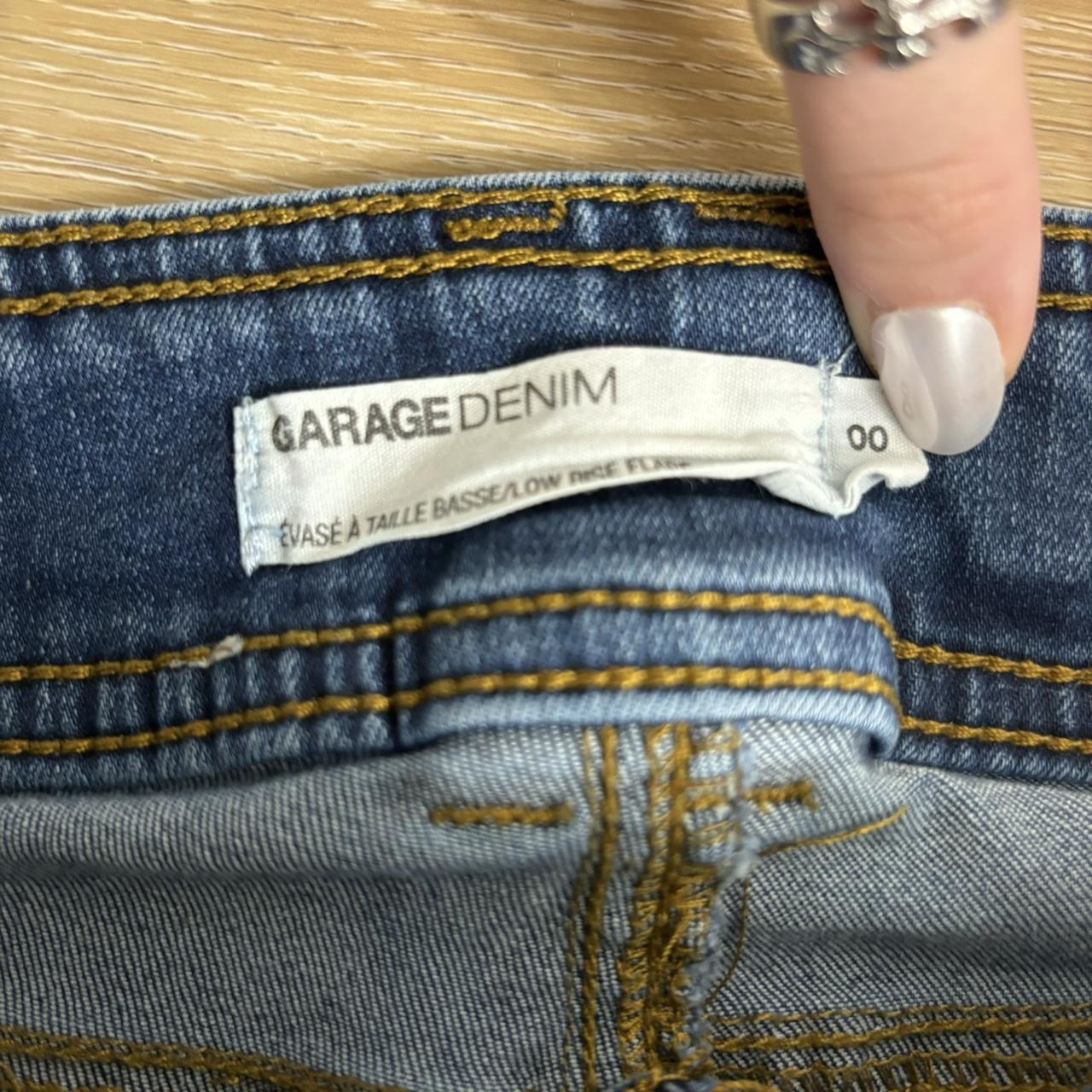 adorable flared jeans from garage! i love these... - Depop