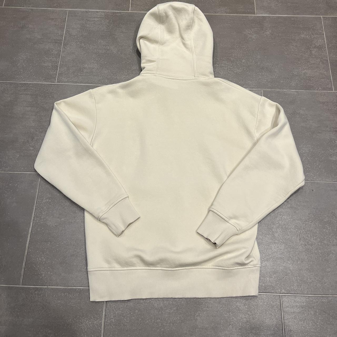 Zara cream hoodie - size small but fits a medium -... - Depop
