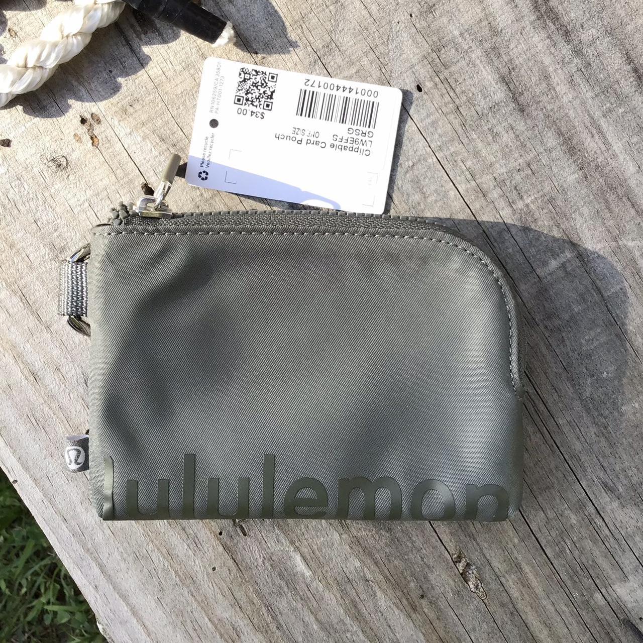 Lululemon Clippable Card Pouch/Wallet Zip, clip,... - Depop