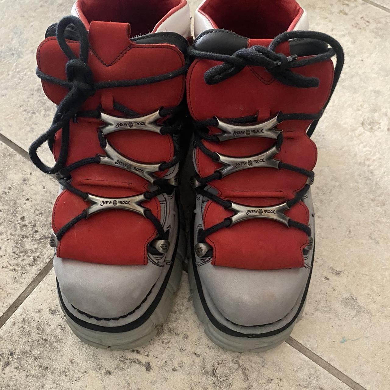 NEW ROCK worn 2x no box size 41/8 US 270$ OBO - Depop