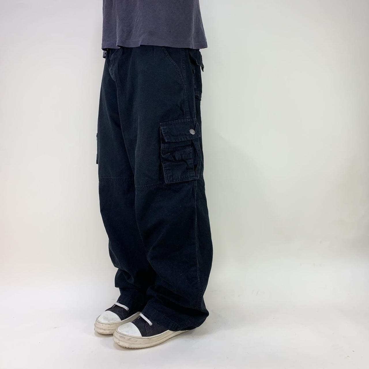 Y2k Evolution In Design Baggy Loose Fit Cargo Pants... - Depop