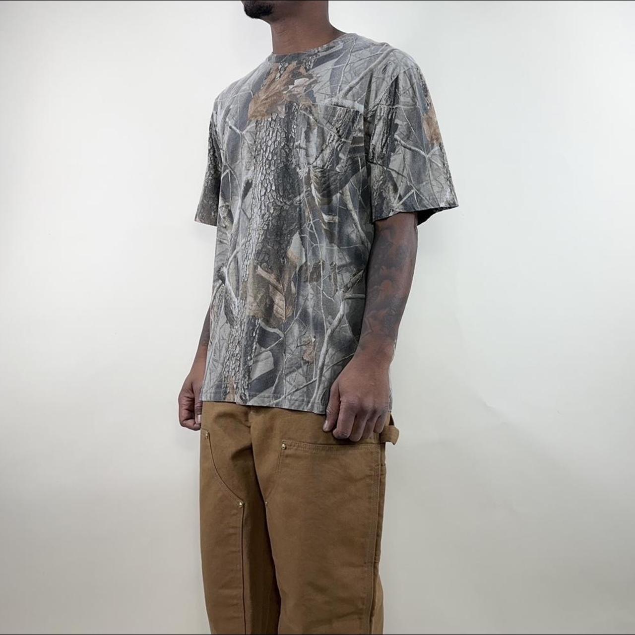 Vintage Winchester Tree Camo Pocket Tshirt Men’s... - Depop