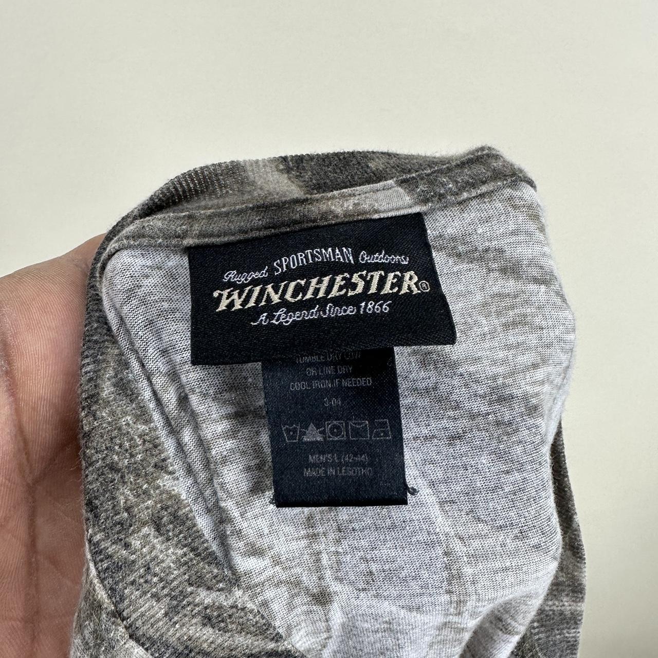 Vintage Winchester Tree Camo Pocket Tshirt Men’s... - Depop