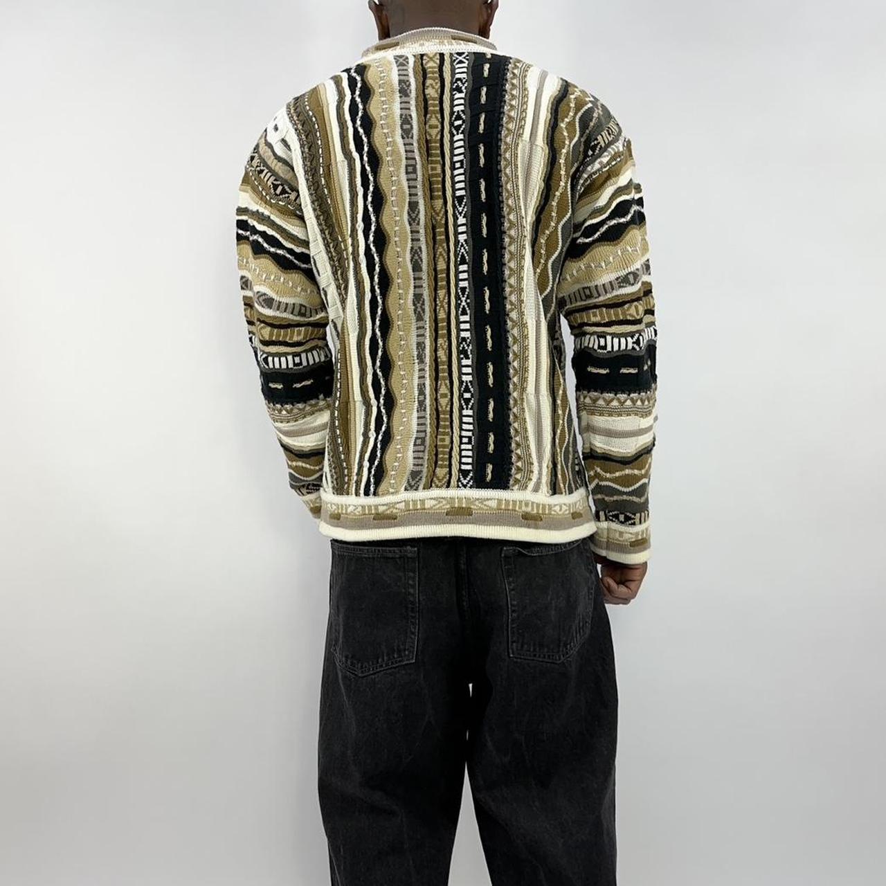 90s Vintage Coogi Style Expressions Acrylic Sweater... - Depop