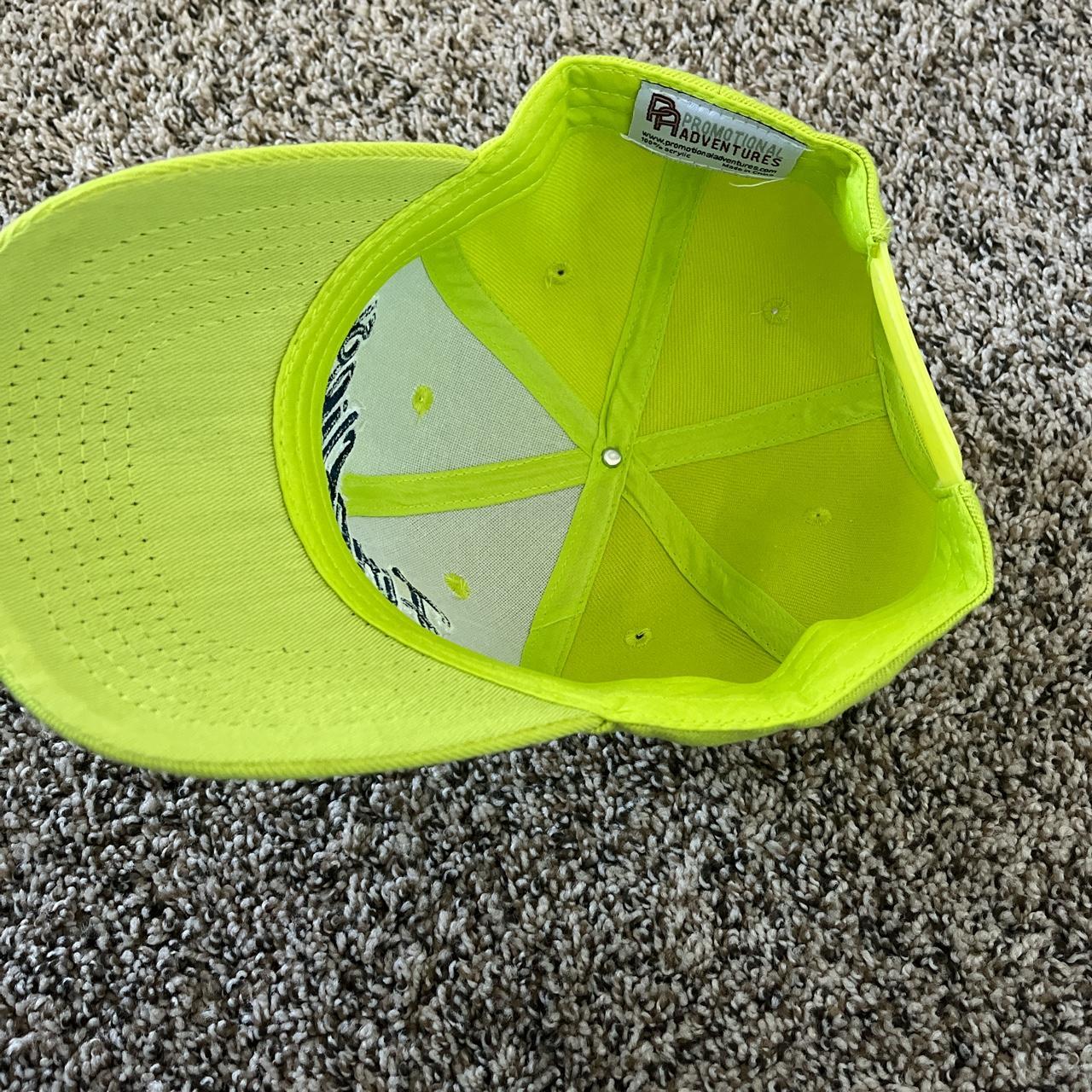 Cute light green baseball cap with "fireflies"... - Depop