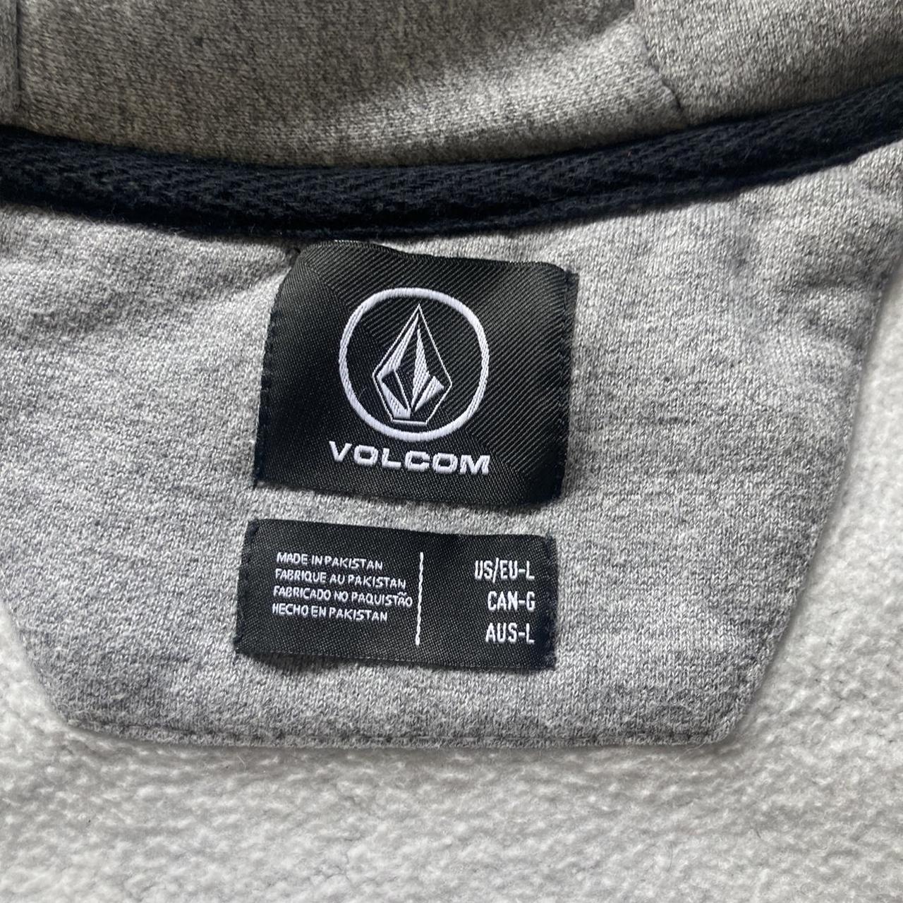 Volcom Men's Grey Hoodie | Depop