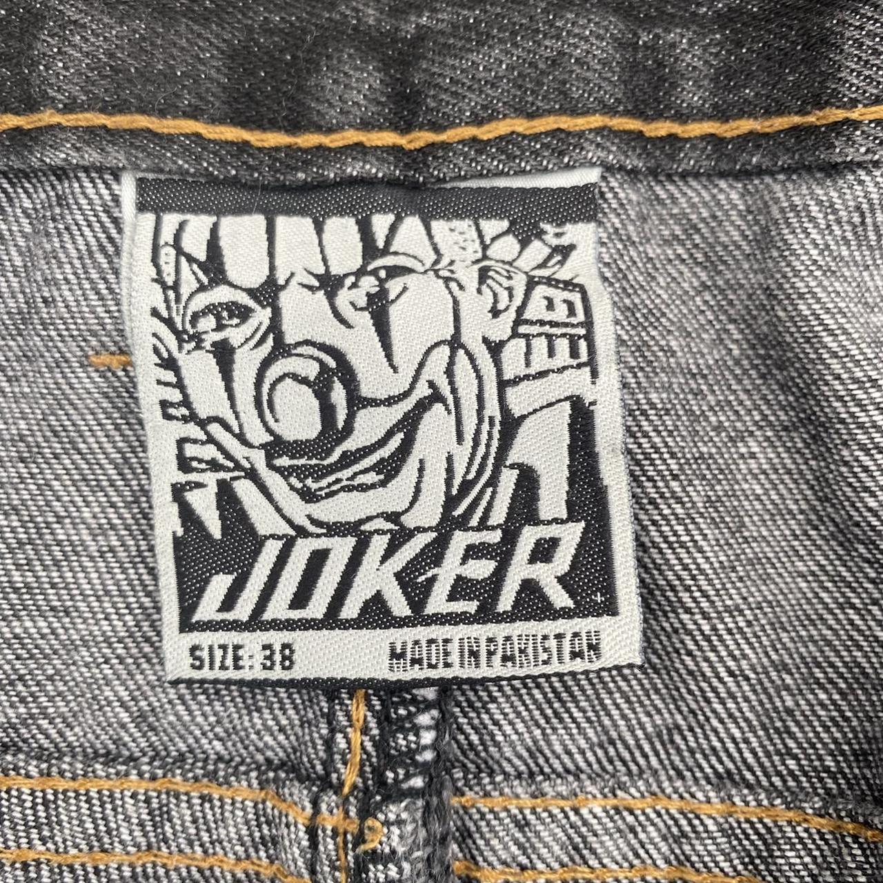 Y2k Black Joker Jorts Size 38 Rare Y2K Jorts... - Depop