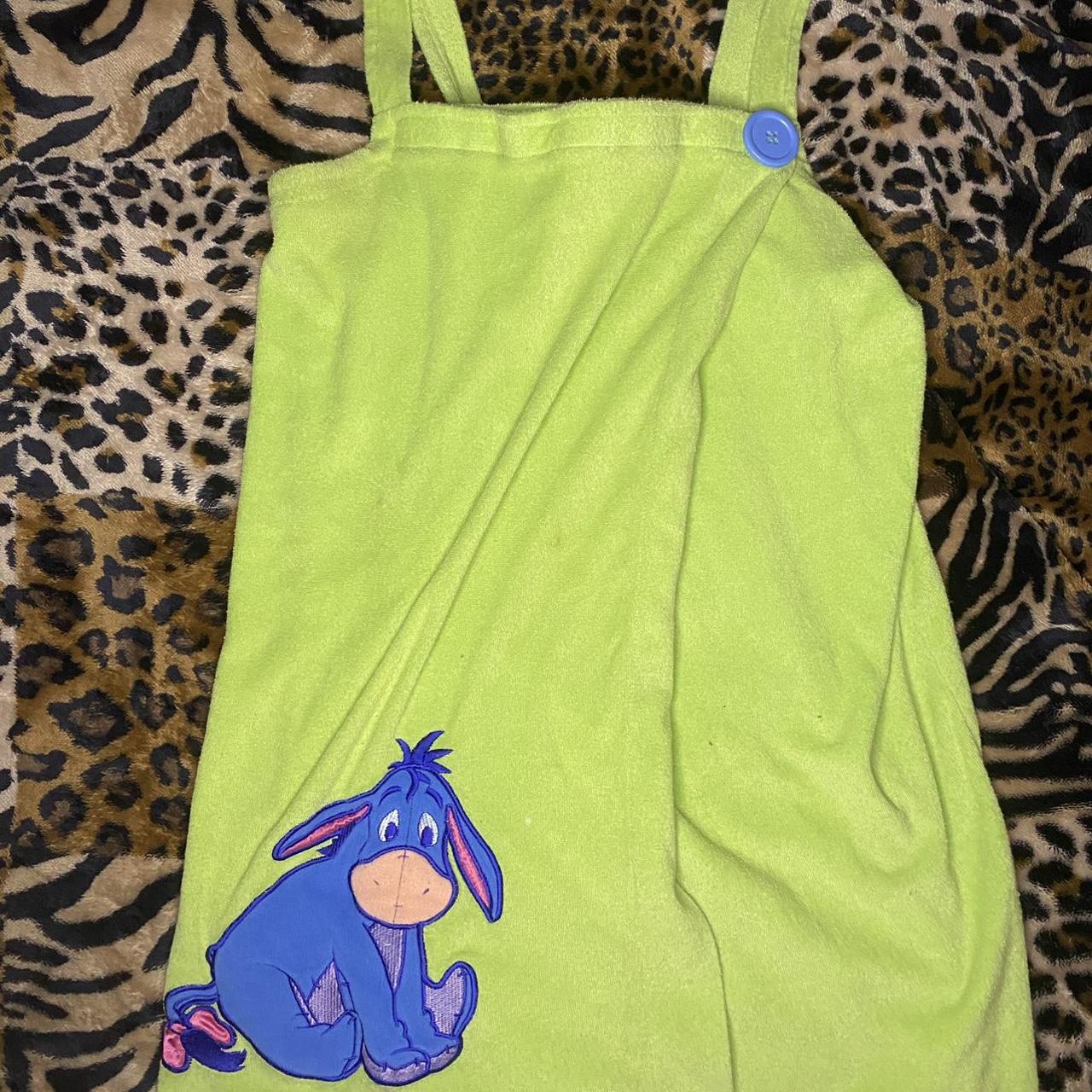 disney embroidered eeyore terry cloth dress size... - Depop