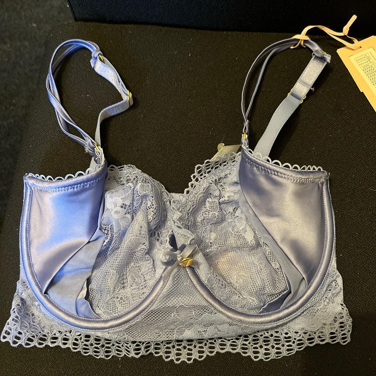 The most gorgeous boux avenue dusky blue lace and... - Depop