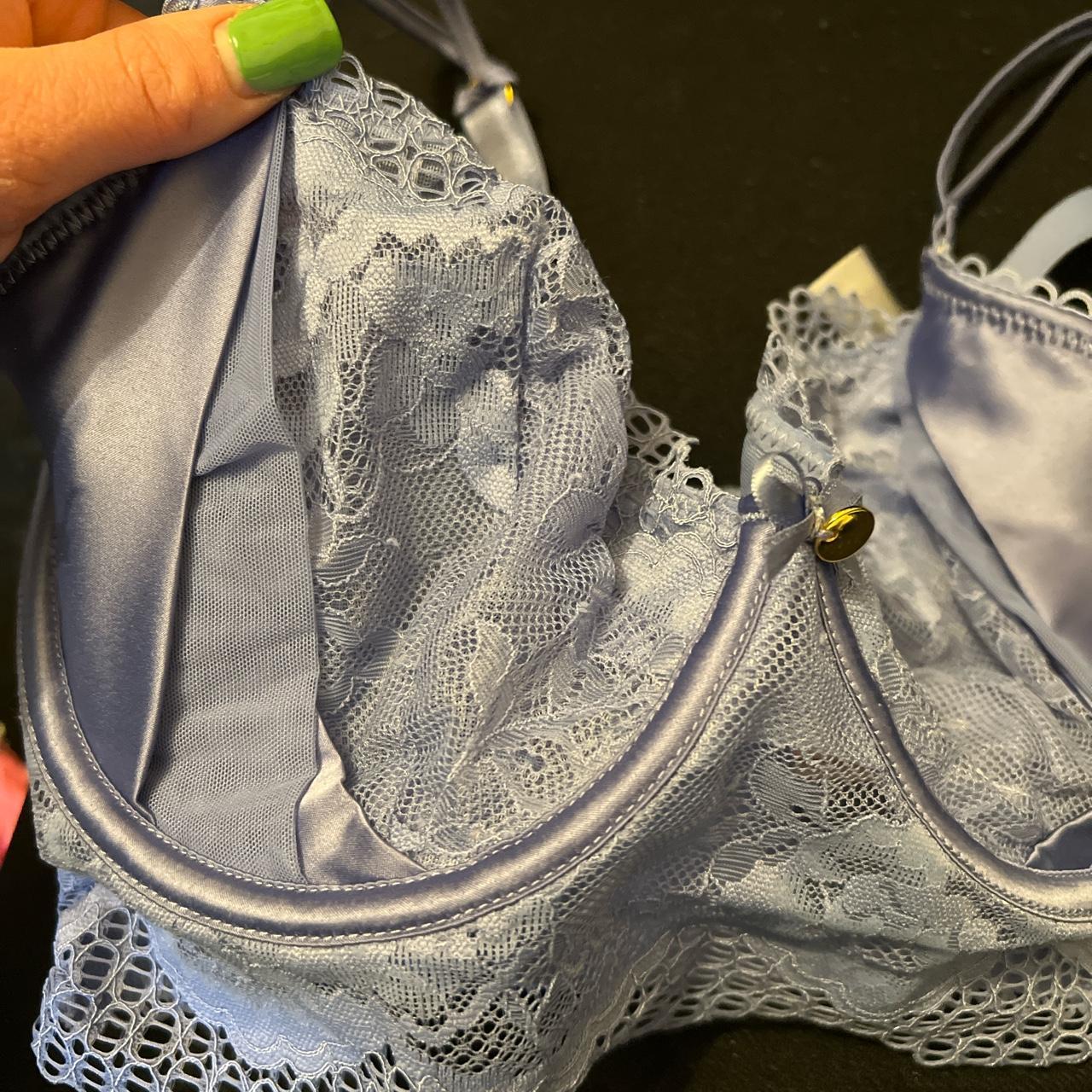 The most gorgeous boux avenue dusky blue lace and... - Depop