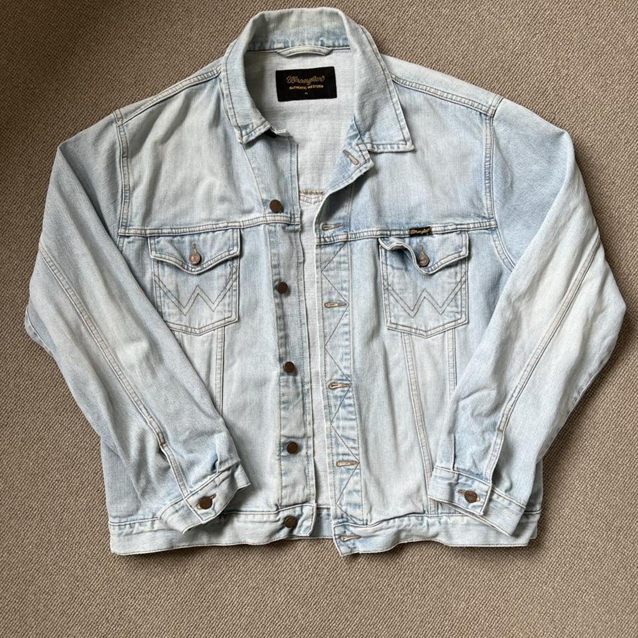 Vintage Wrangler denim jacket #wrangler #denim #jacket - Depop