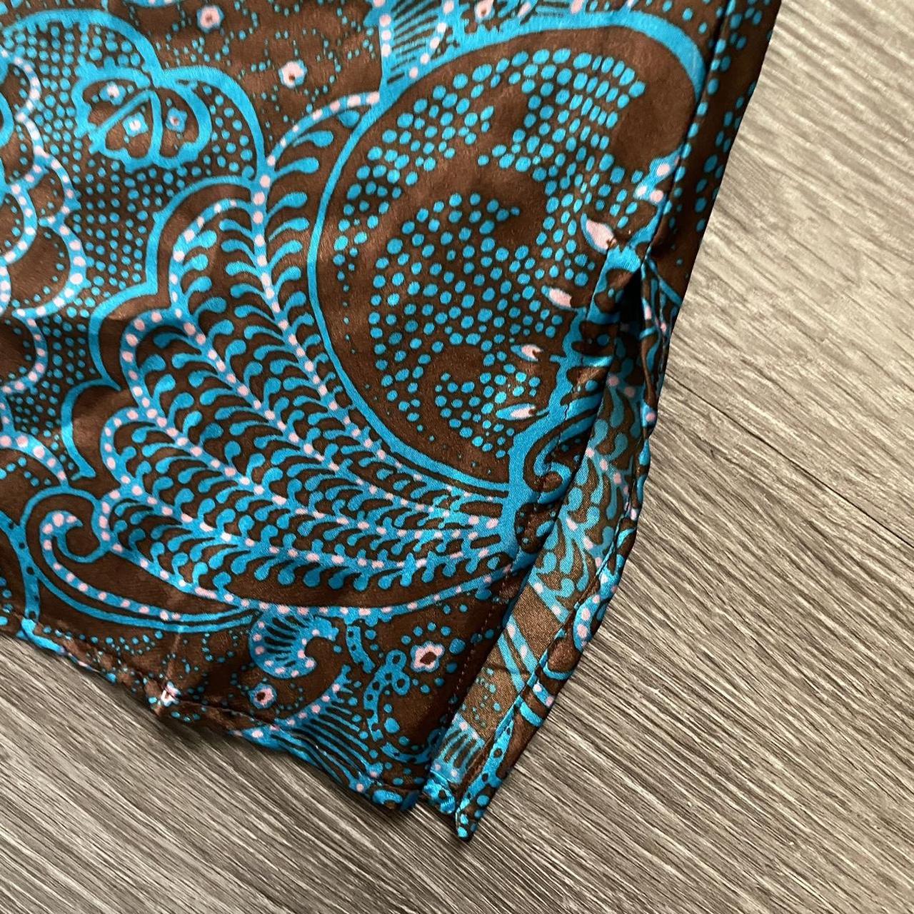 vintage y2k xhilaration whimsigoth blue brown... | Depop