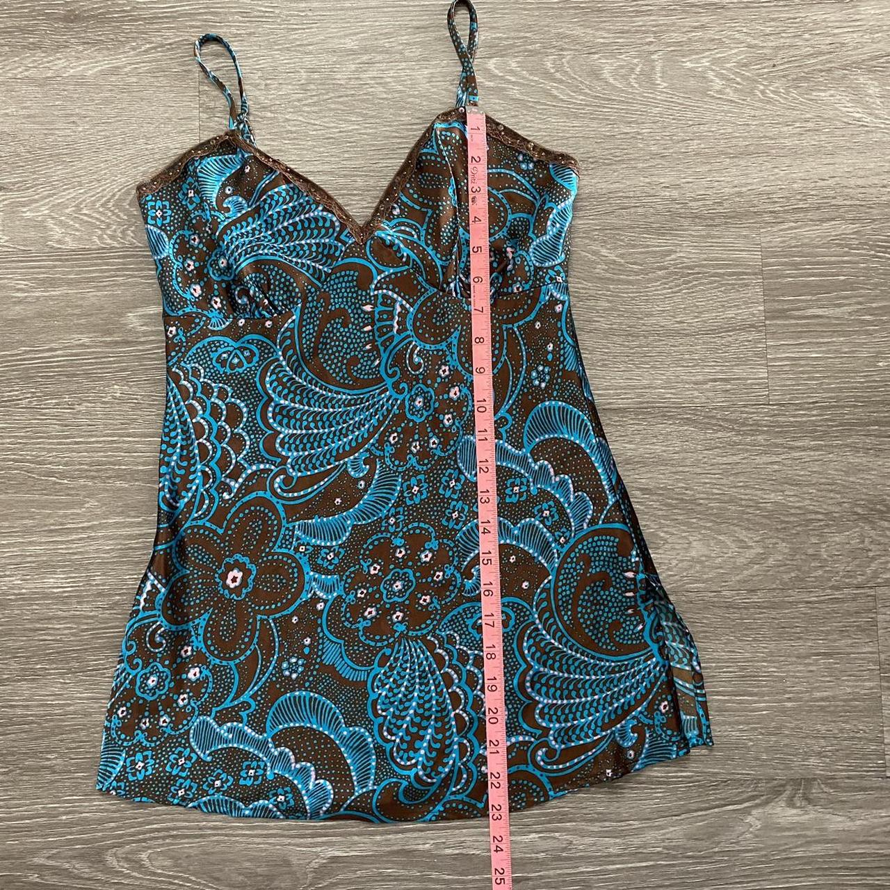 vintage y2k xhilaration whimsigoth blue brown... | Depop