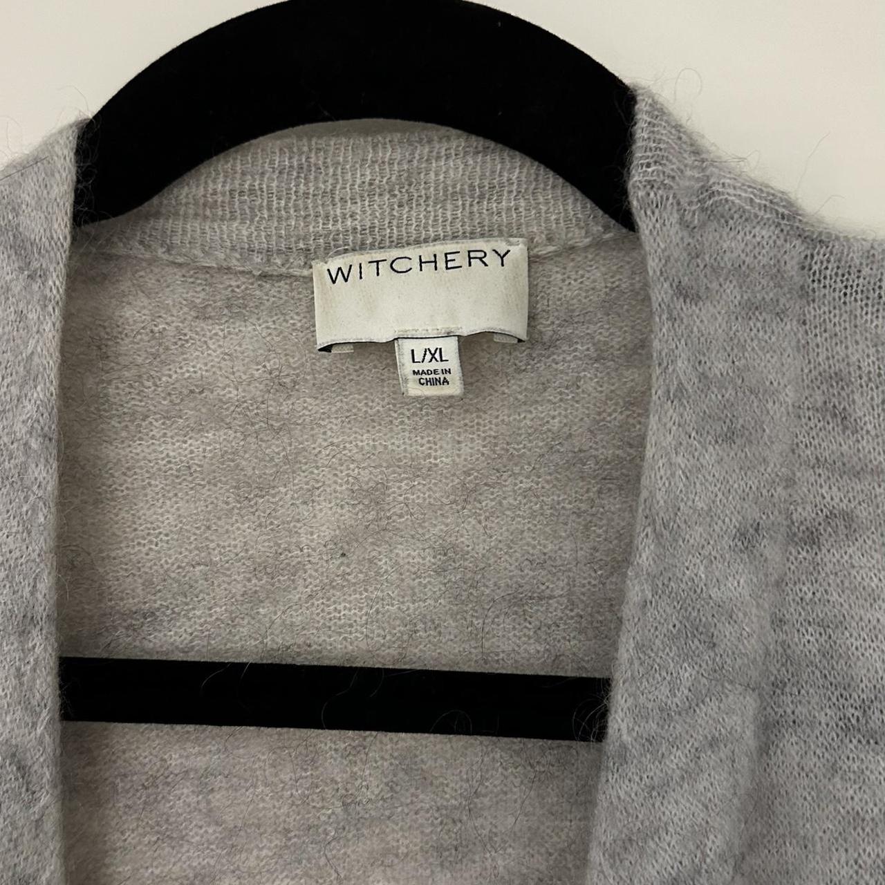 Witchery wool knit grey cardigan Super warm Worn... - Depop